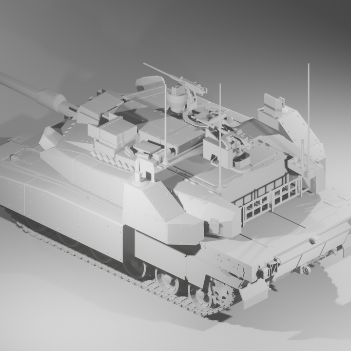 3D Printable Norwegian K2NO with APS and Composite add on armor by The ...