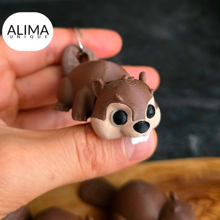 3D Printable Mini baby beaver by ALIMA UNIQUE DESIGNS