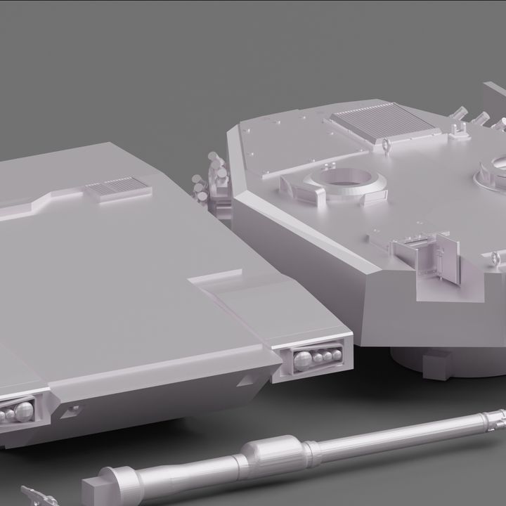 3D Printable Swiss NKPz MBT prototype by The Military Industrial Complex