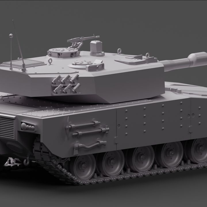 3D Printable Swiss NKPz MBT prototype by The Military Industrial Complex