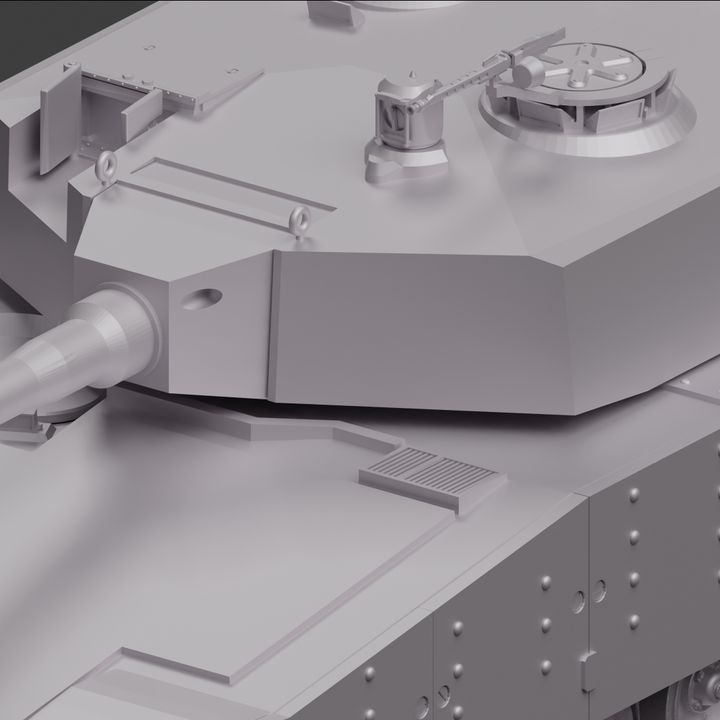 3D Printable Swiss NKPz MBT prototype by The Military Industrial Complex