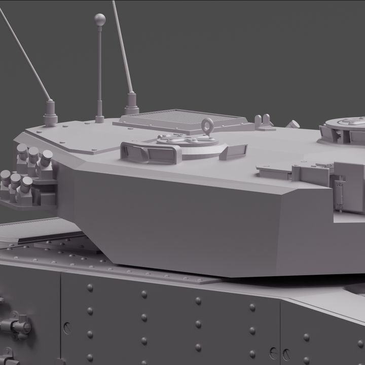3D Printable Swiss NKPz MBT prototype by The Military Industrial Complex