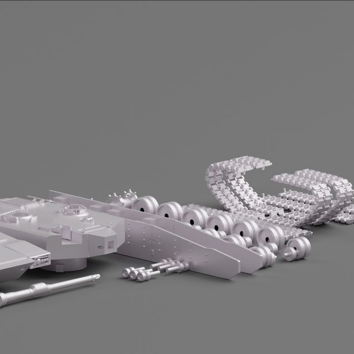 3D Printable Swiss NKPz MBT prototype by The Military Industrial Complex