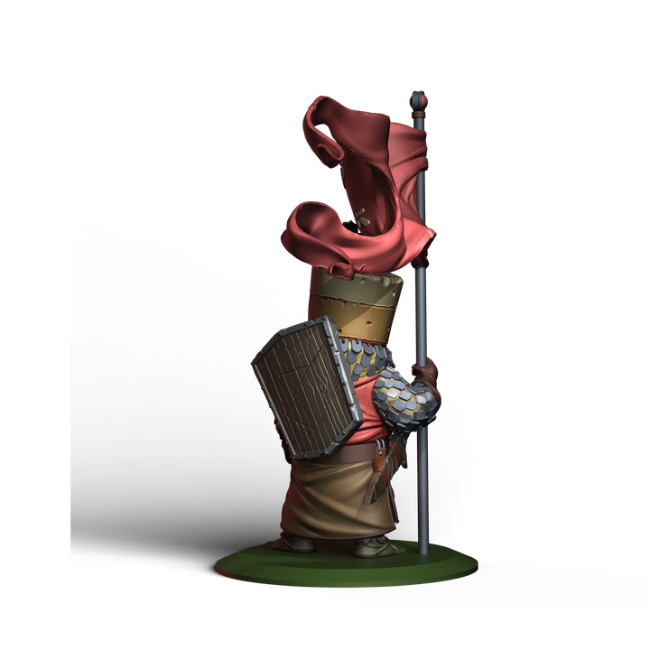 3D Printable Food Fight! - Chocolate Cake Gonfalonier by Quirky Unlimited