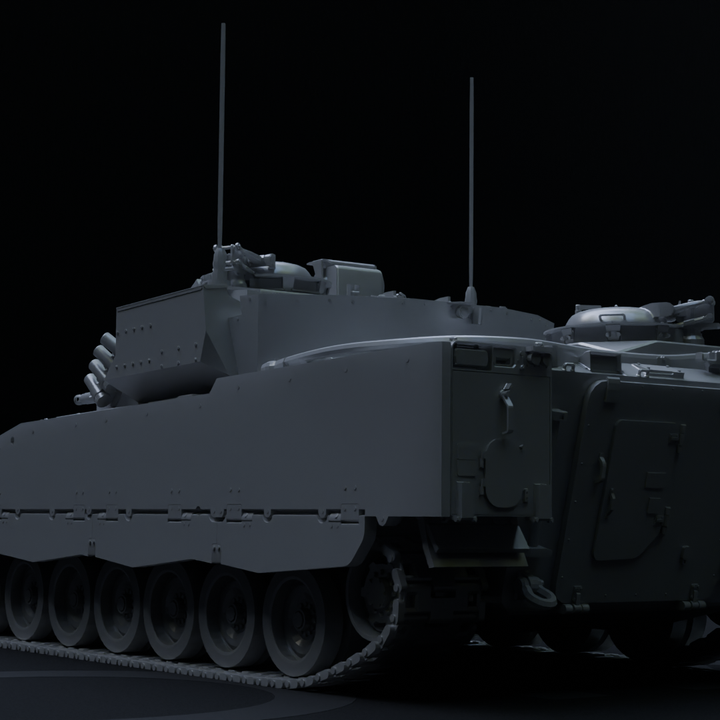 3D Printable Swiss CV90CH IFV by The Military Industrial Complex