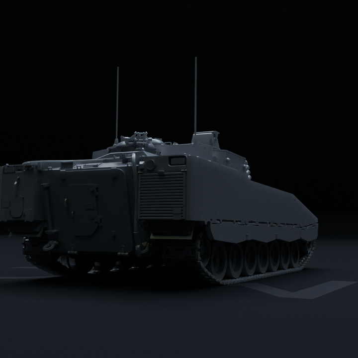 3D Printable Swiss CV90CH IFV by The Military Industrial Complex