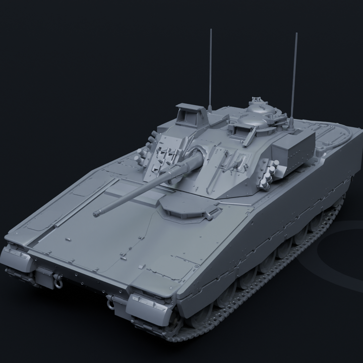 3D Printable Swiss CV90CH IFV by The Military Industrial Complex