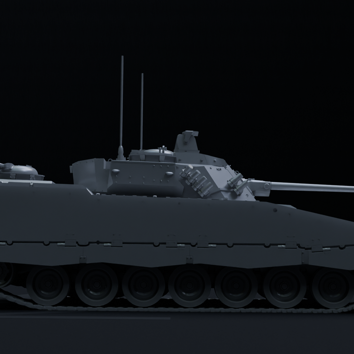 3D Printable Swiss CV90CH IFV by The Military Industrial Complex