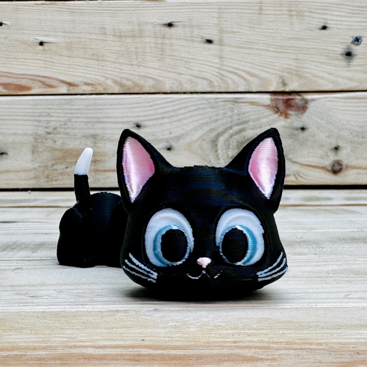 3D Printable Mini Flexi Cat by ENIQUE3D