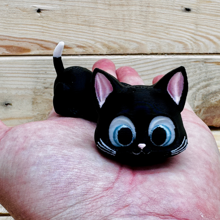 3D Printable Mini Flexi Cat by ENIQUE3D