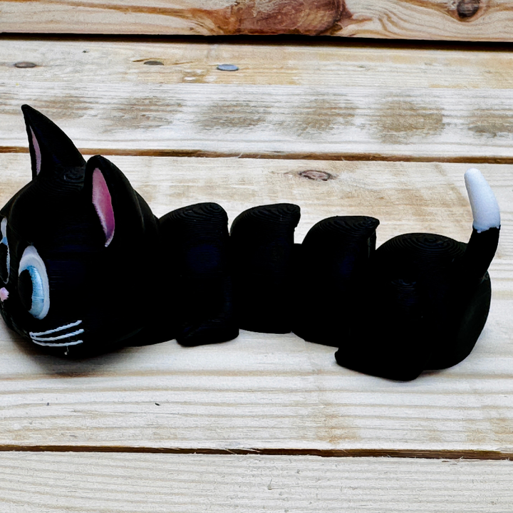 3D Printable Mini Flexi Cat by ENIQUE3D