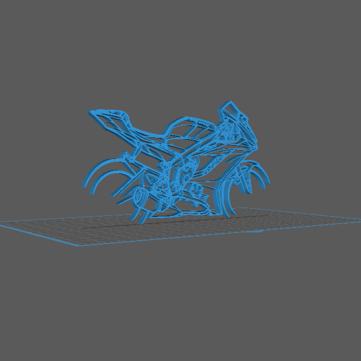 3D Printable Yamaha - R6 by Paul Wust