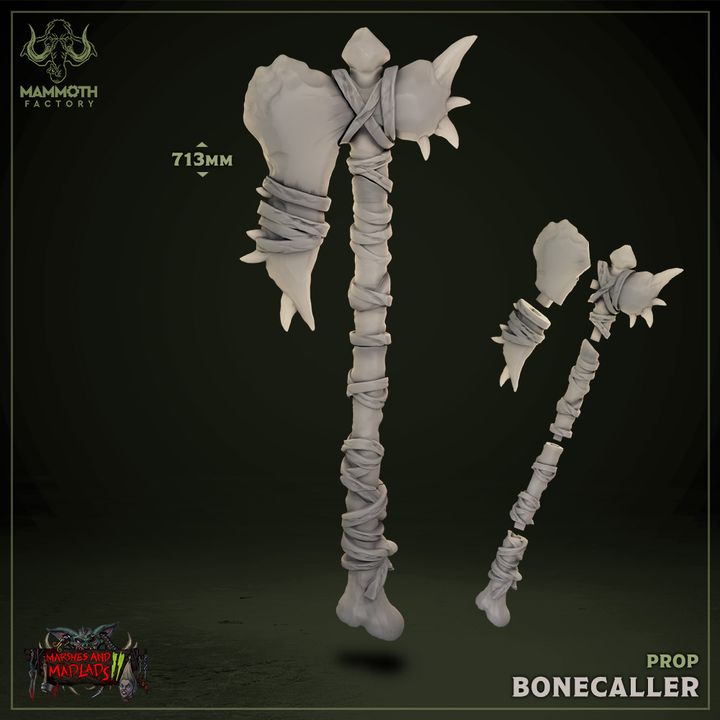 3D Printable Bonecaller - Real Life FDM Prop by Mammoth Factory