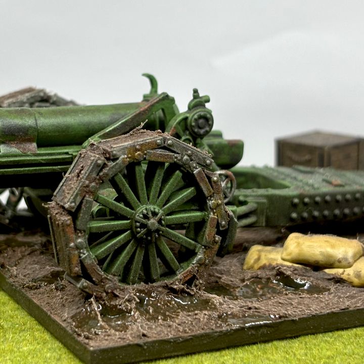 3D Print of British Great War Howitzer by charlesdarwin1