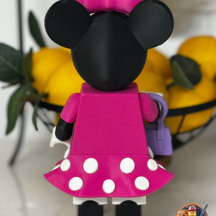 3D Printable Milly Mouse Brick by Walter's World 3D