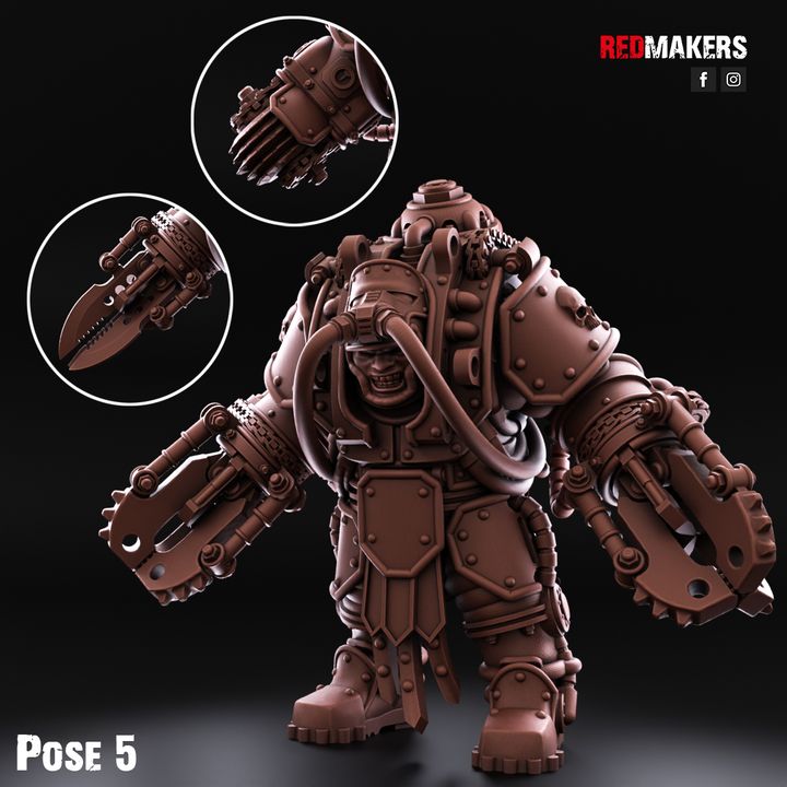 3D Printable Solar Guard - Abhuman Wardens - Imperial Force by RedMakers