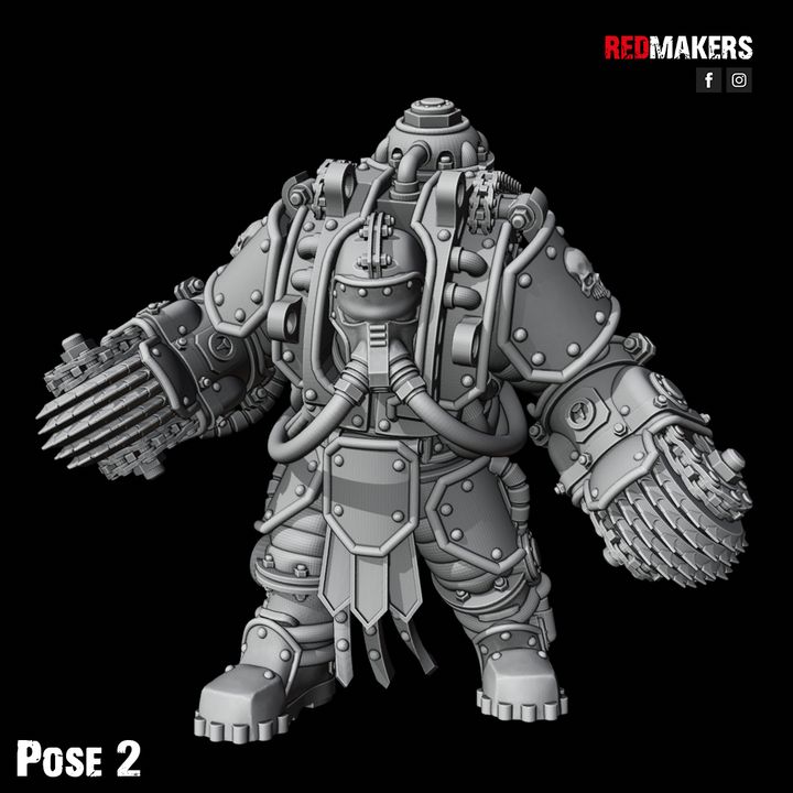 3D Printable Solar Guard - Abhuman Wardens - Imperial Force by RedMakers