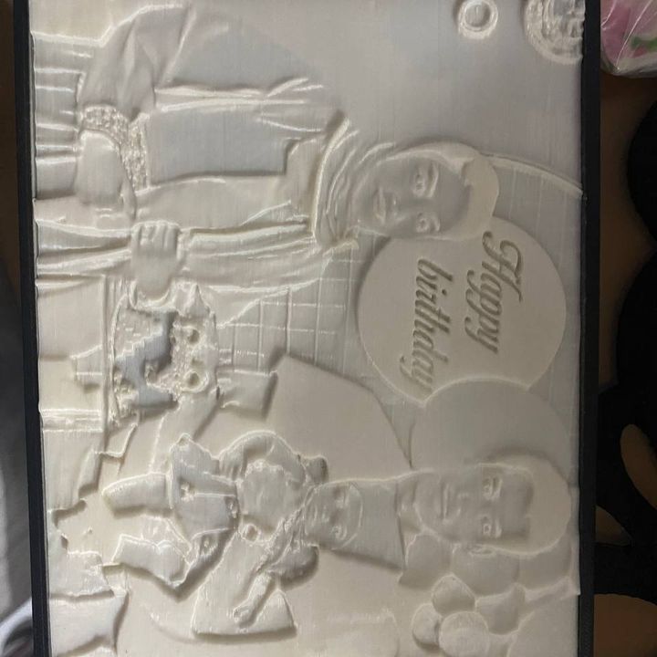 3D Printable lithophane Frame by Amirhussein