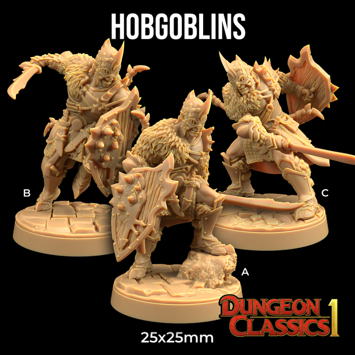 3D Printable Hobgoblins | PRESUPPORTED | Dungeon Classics by Dungeon ...