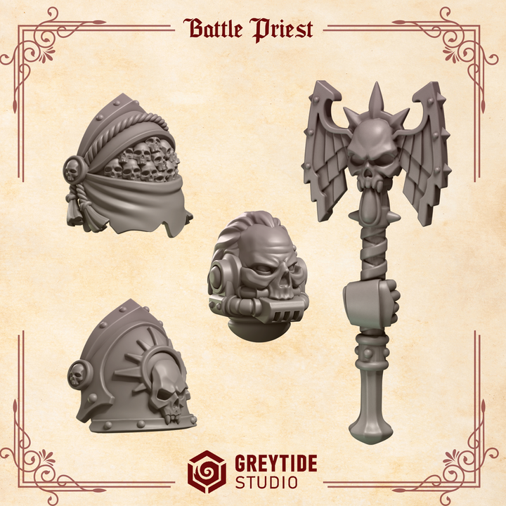3D Printable Battle priest CL by GreyTide Studio