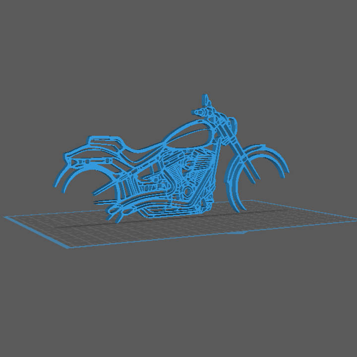 3D Printable Harley Davidson - Breakout 114 by Paul Wust