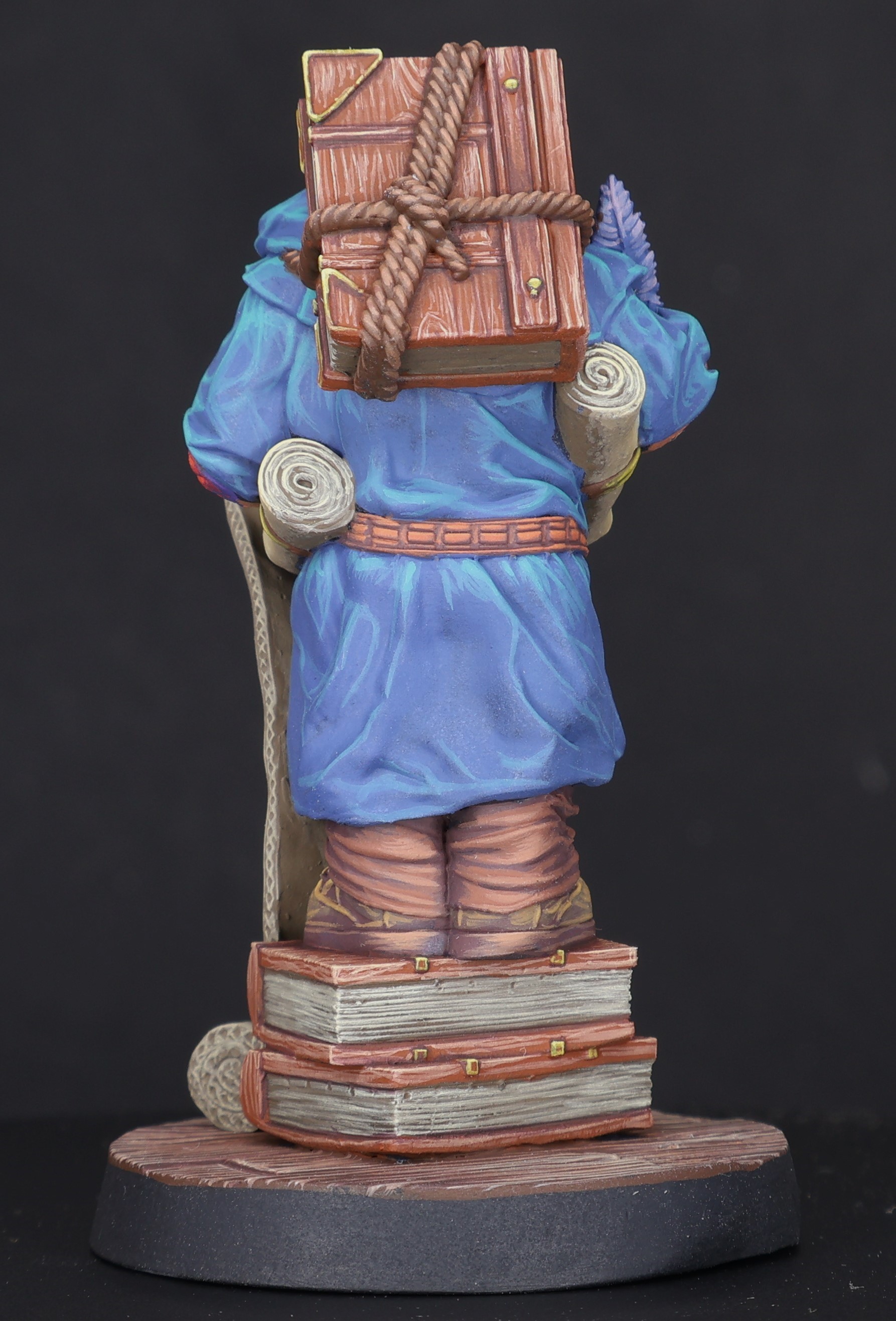 3D Printable Dorin Loreshadow: 75mm Dwarf Scribe (pre-supported) by ...