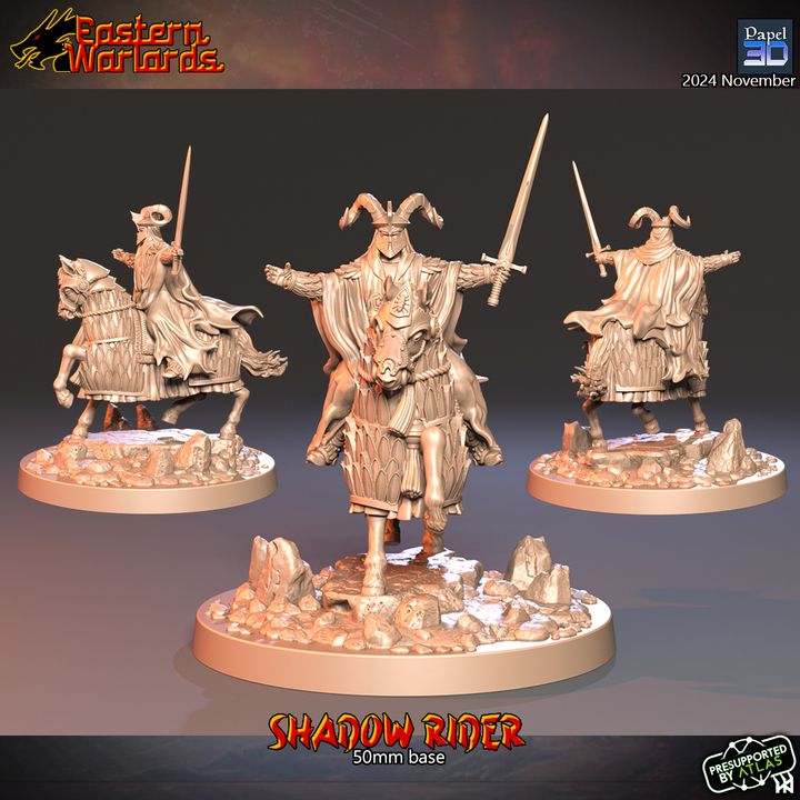 3D Printable Shadow Rider by Papel 3D