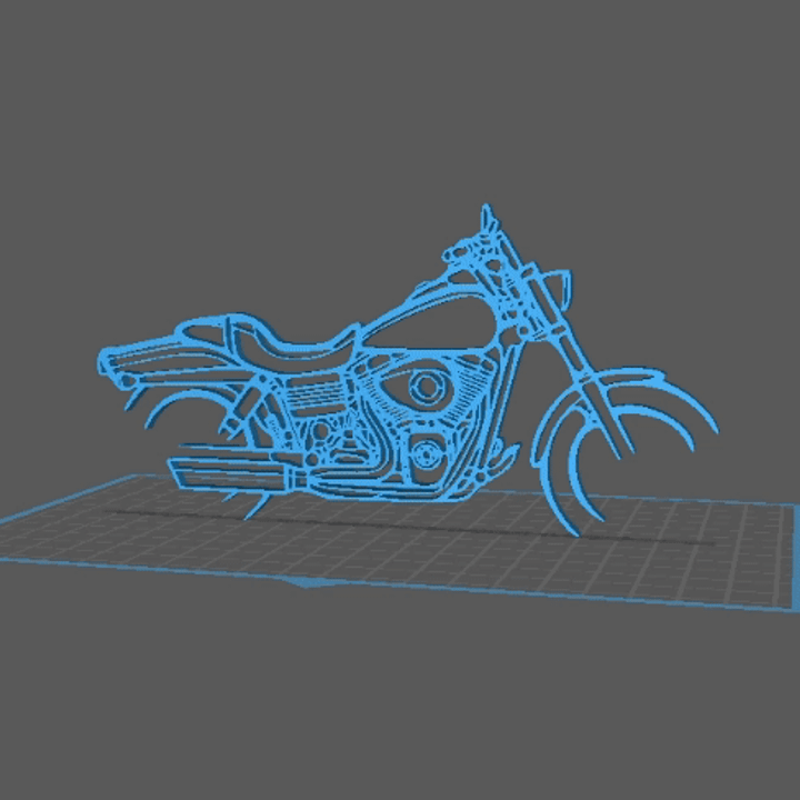 3D Printable Harley Davidson - Fat Bob by Paul Wust