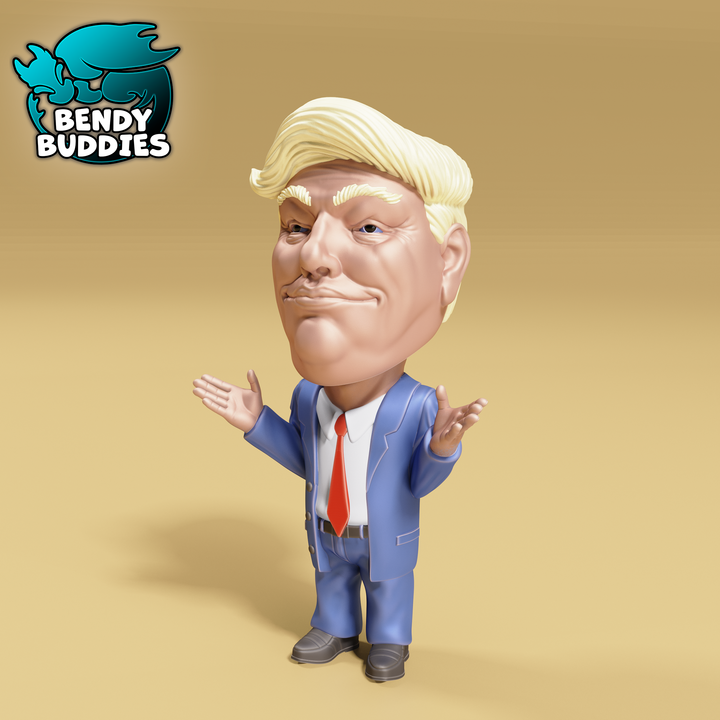 3D Printable President Donald J. Trump / Collectible Figure ...