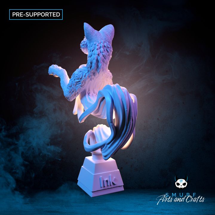 3D Printable Ink Fox by Smurf Minis