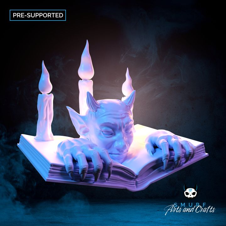 3D Printable Book Imp by Smurf Minis