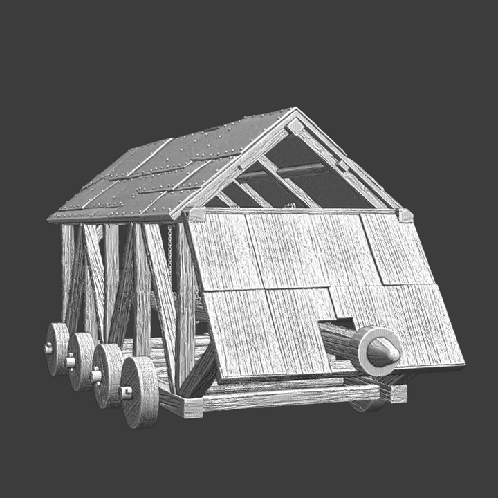 3D Printable Medieval warmachine - Siege Ram by Northern Crusades ...