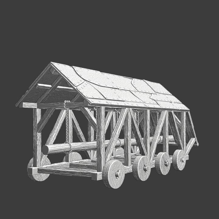 3D Printable Medieval warmachine - Siege Ram by Northern Crusades ...