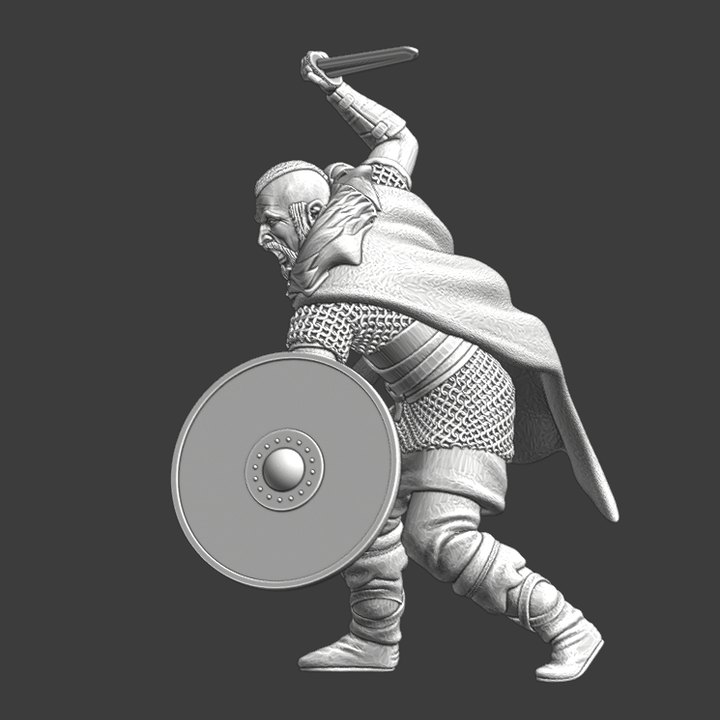 3D Printable Viking King - Harald Bluetooth by Northern Crusades Miniatures