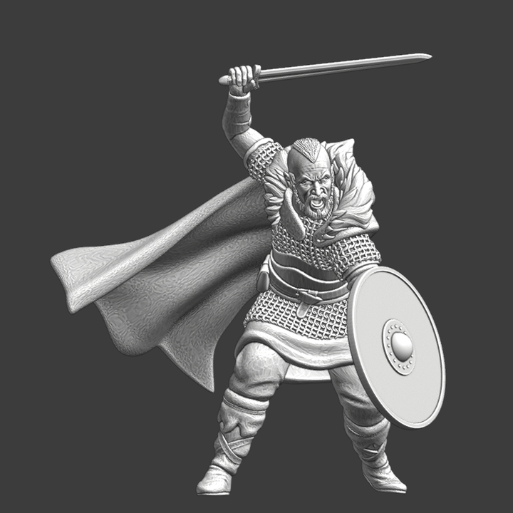 3D Printable Viking King - Harald Bluetooth by Northern Crusades Miniatures