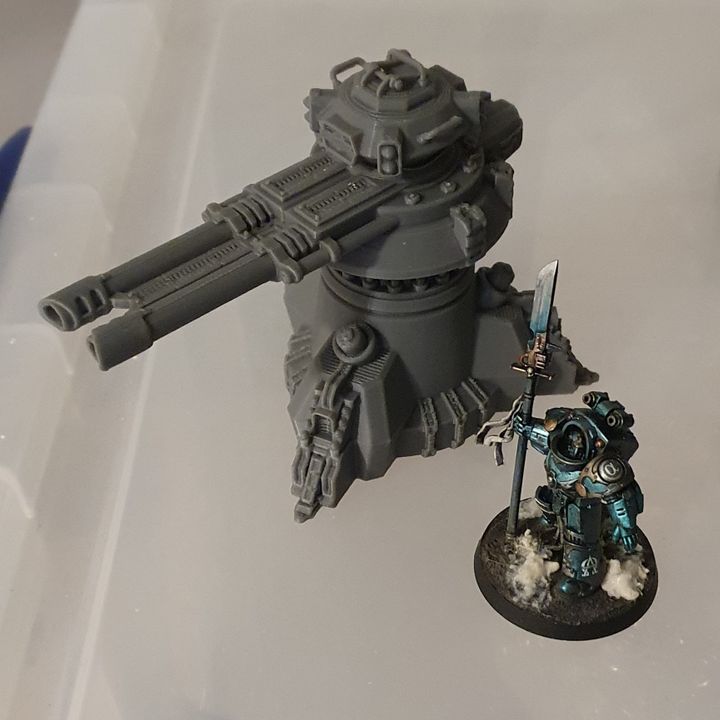 3D Print of Turret - Mono (Free Sample) by EyeCon74