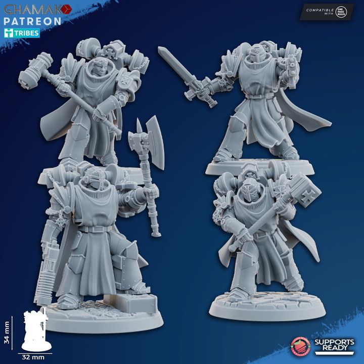 3D Printable Inner Circle Brotherhood by Ghamak