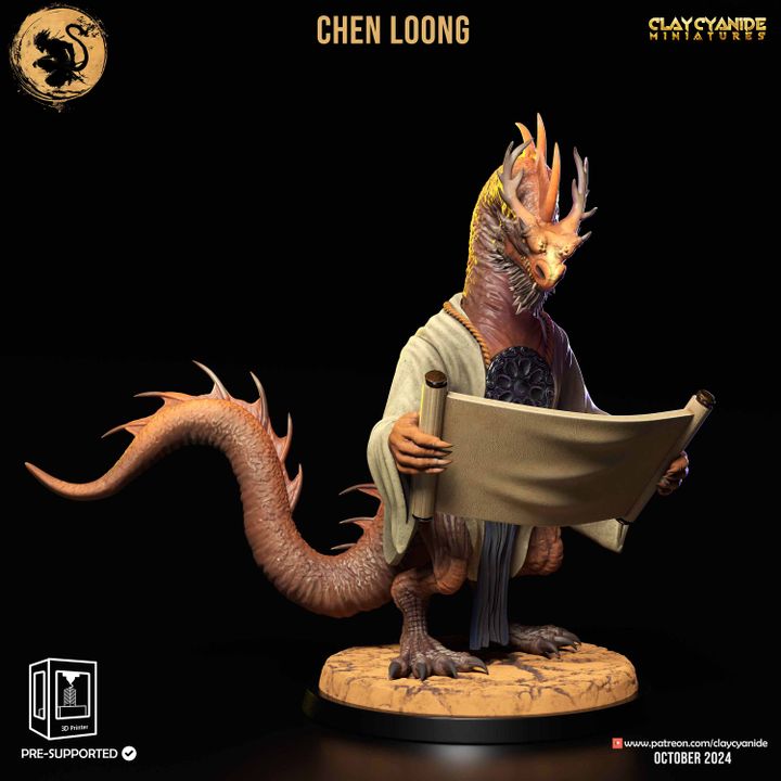 3D Printable Chen Loong by Clay Cyanide Miniatures