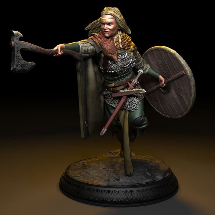 3D Printable Thora the Cunning (Pre-Supported) by Chaotic Neutral Workshop