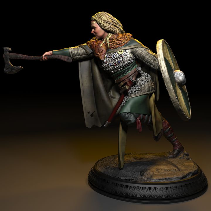 3D Printable Thora the Cunning (Pre-Supported) by Chaotic Neutral Workshop