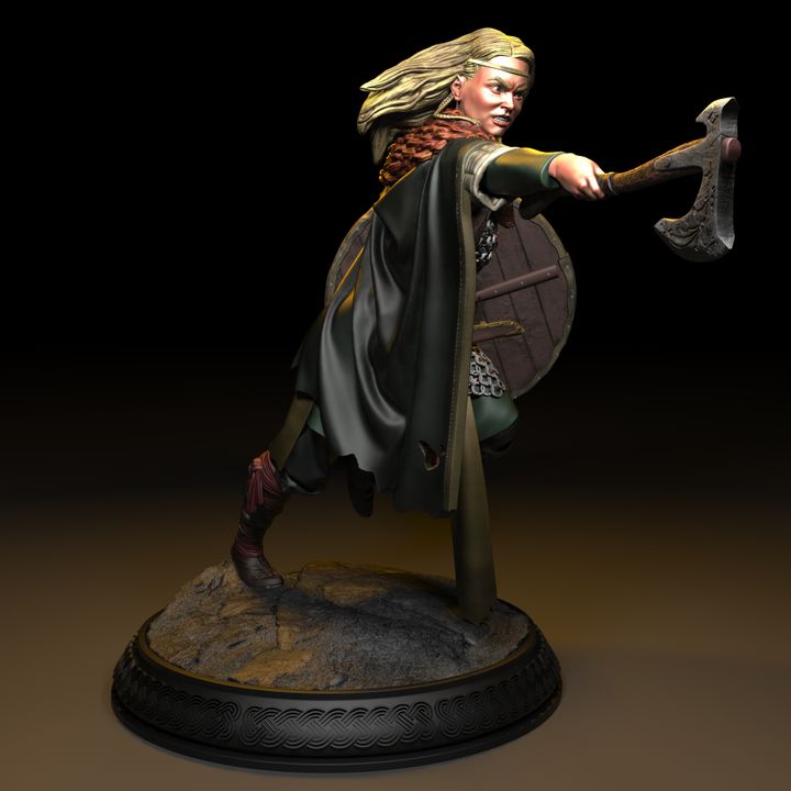 3D Printable Thora the Cunning (Pre-Supported) by Chaotic Neutral Workshop