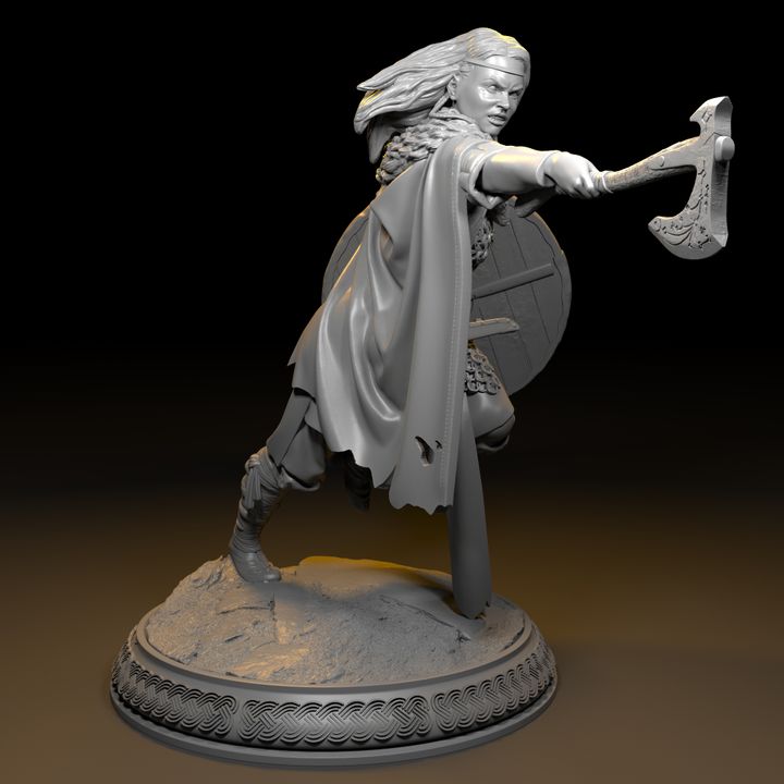 3D Printable Thora the Cunning (Pre-Supported) by Chaotic Neutral Workshop