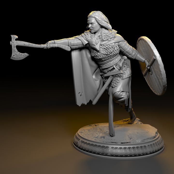 3D Printable Thora the Cunning (Pre-Supported) by Chaotic Neutral Workshop