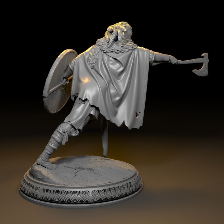 3D Printable Thora the Cunning (Pre-Supported) by Chaotic Neutral Workshop