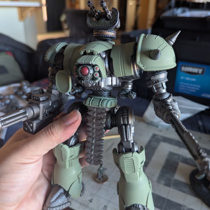 3D Printable Project Old School Vintage Combat Mech by John Bear Ross