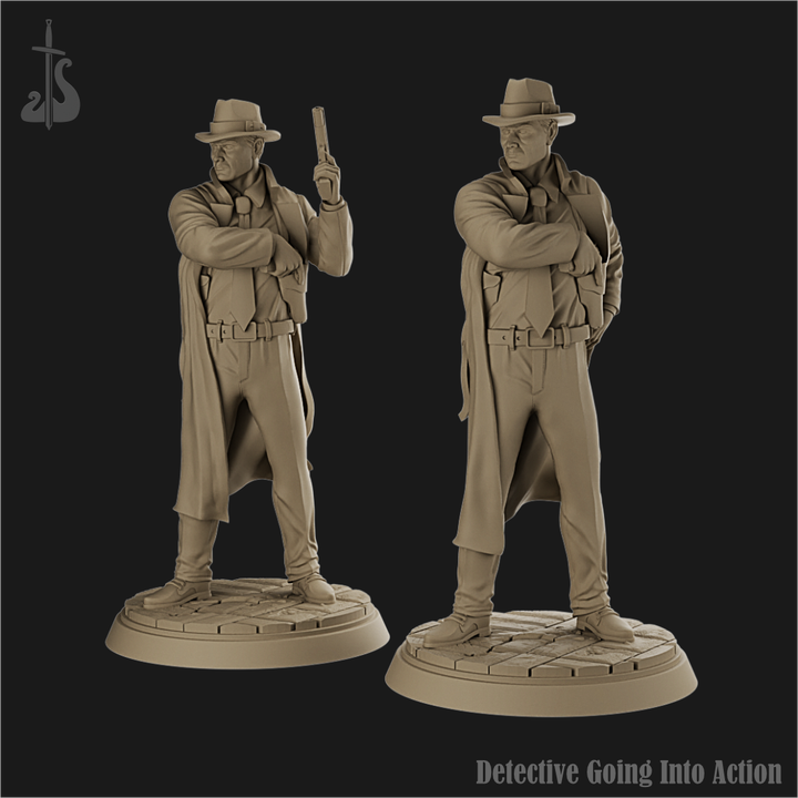 Download Detective Going Into Action (2 poses) Da Vanquish the Darkness