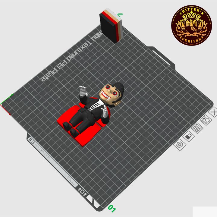 3D Printable Flexi Mini Dracula | Halloween Special | No support ...