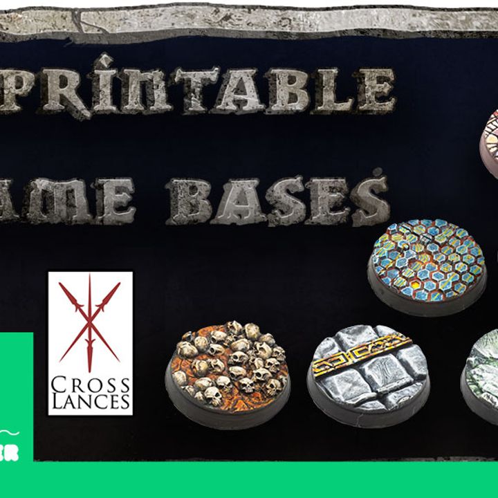3D Printable Bases Bundle by Crosslances