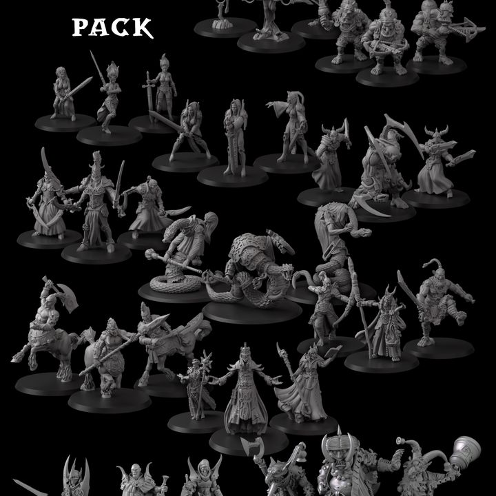 3D Printable Fantasy Pack by Crosslances