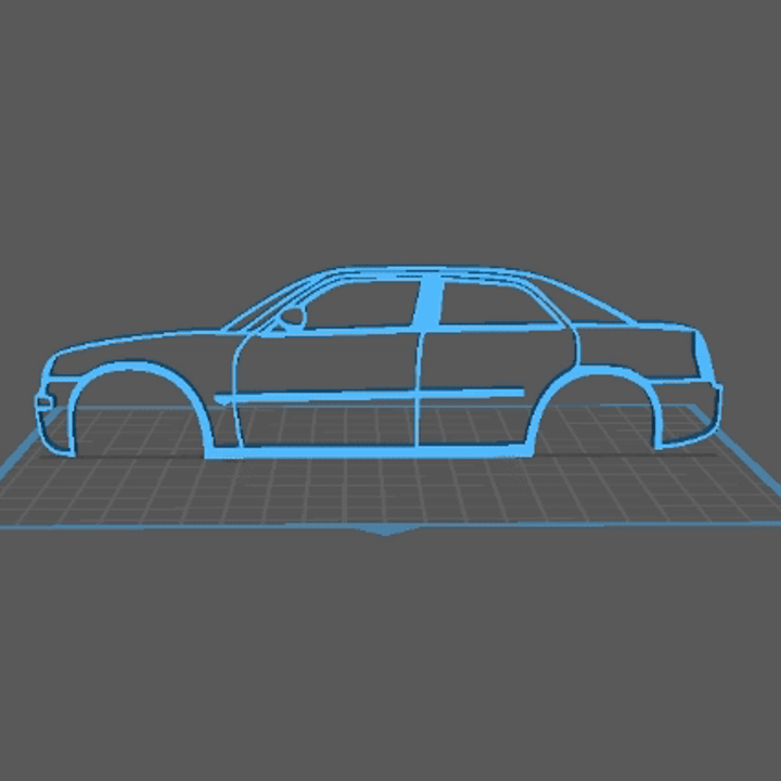 3D Printable Chrysler - 300C by Paul Wust